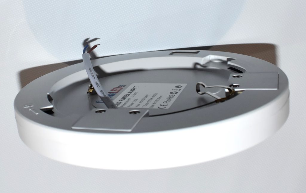 12W LED Round Panel Light, 3-CCT 3000K/4000K/6000K using repeat On/Off ...